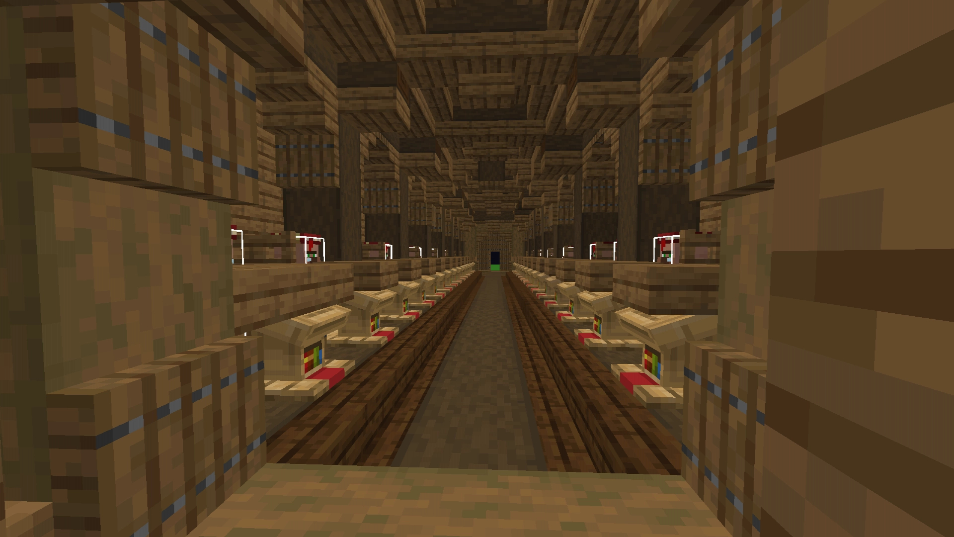 Minecraft Schematic Wood villagers trade room by calxomg | abfielder.com