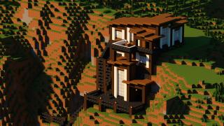 Minecraft Schematic Villa Home by DownTheBlockHomes | abfielder.com