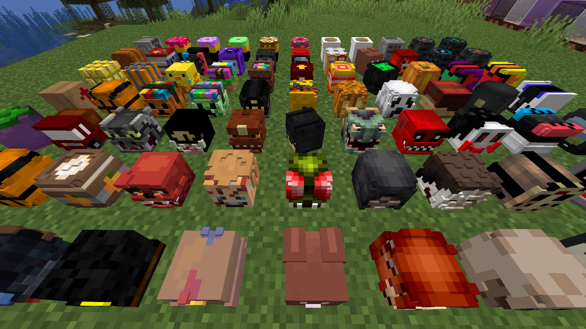 Minecraft Schematic Decorative Heads by SirSwish123 | abfielder.com