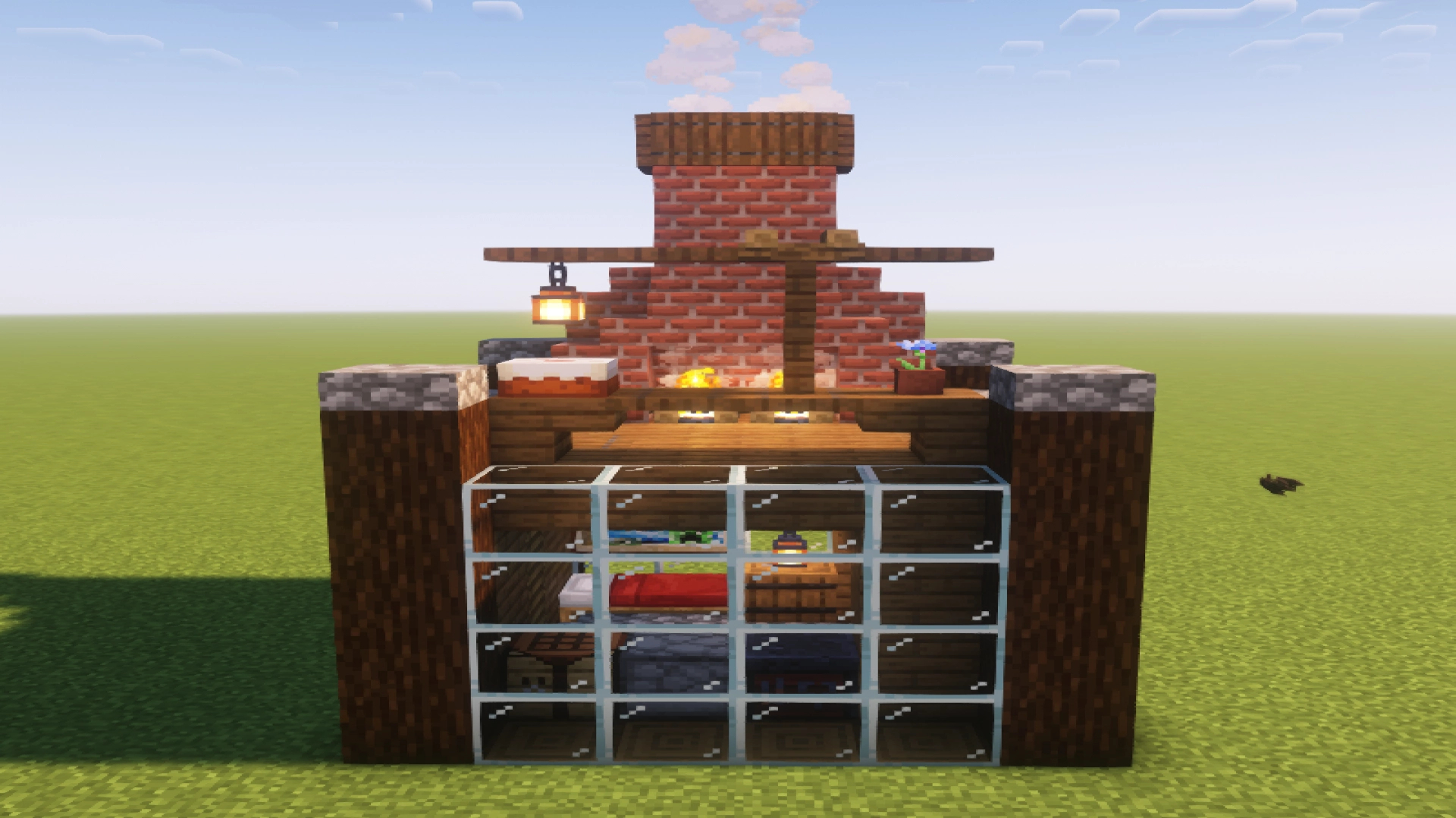 Minecraft Schematic 6x6 spruce house by kill3rco8n | abfielder.com
