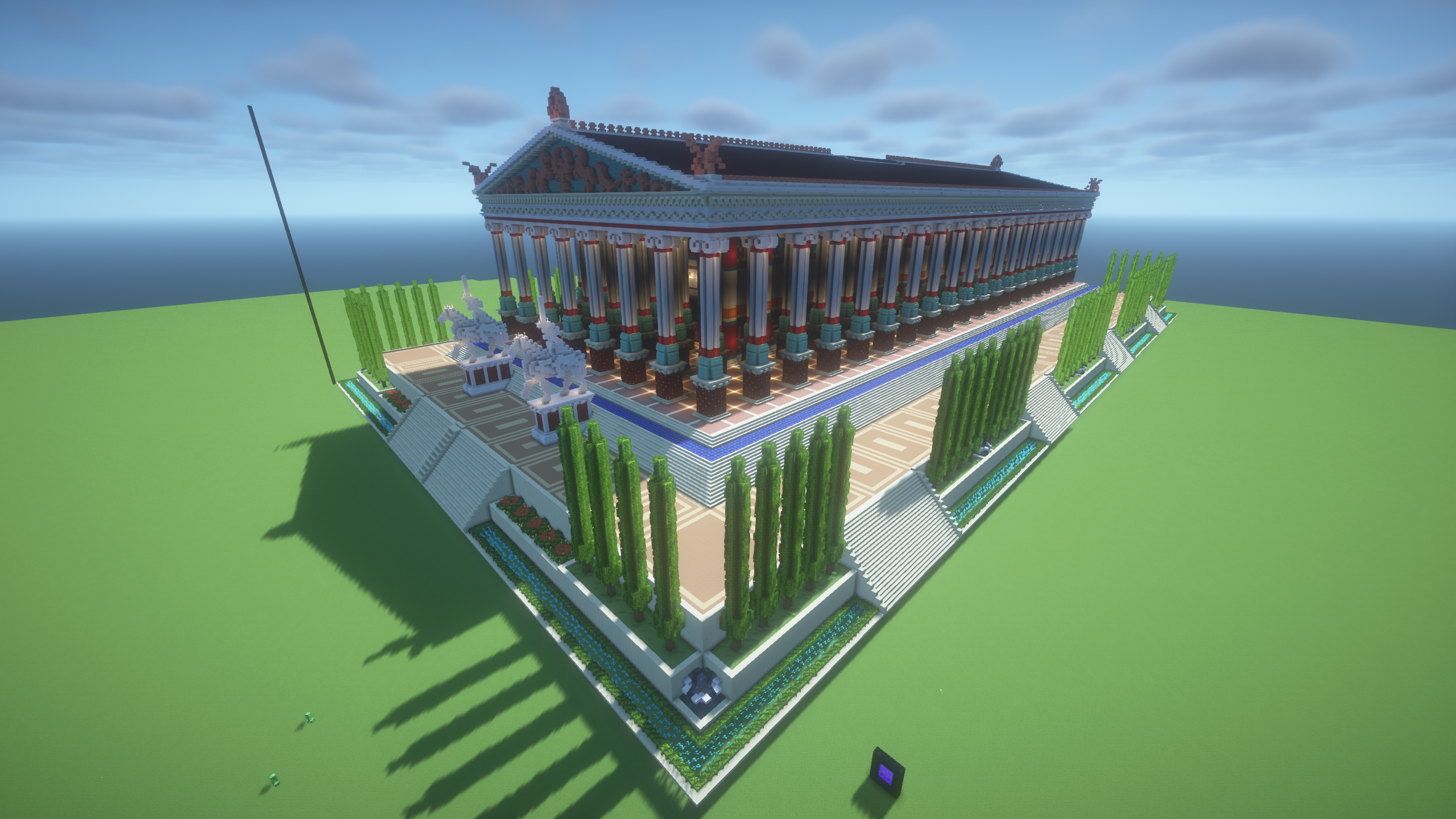 Minecraft Schematic greek base by Ghustx | abfielder.com