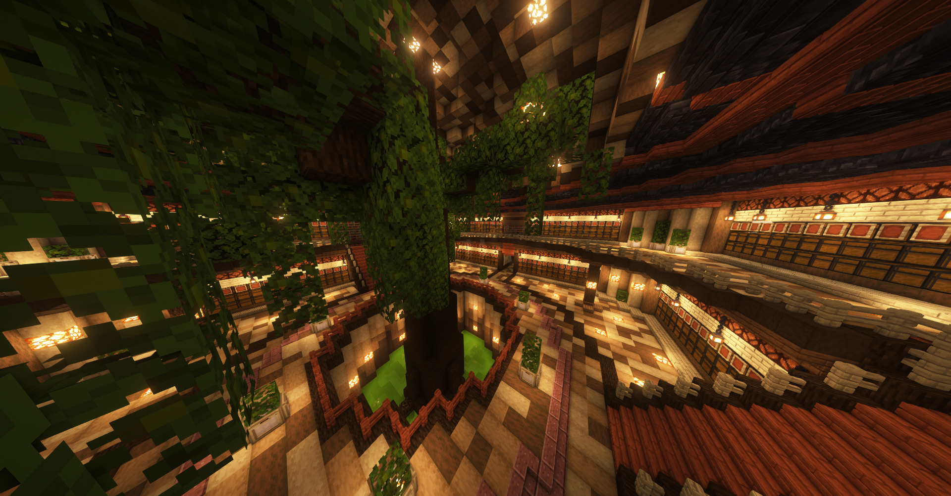 Minecraft Schematic Ancient Woooden storage room (automated) by TTV ...