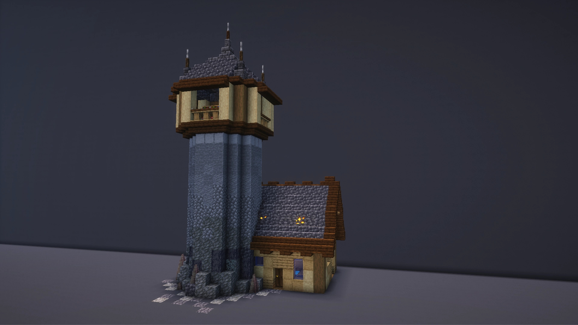 Minecraft Schematic house with tower[including interior] by Milu9408 ...