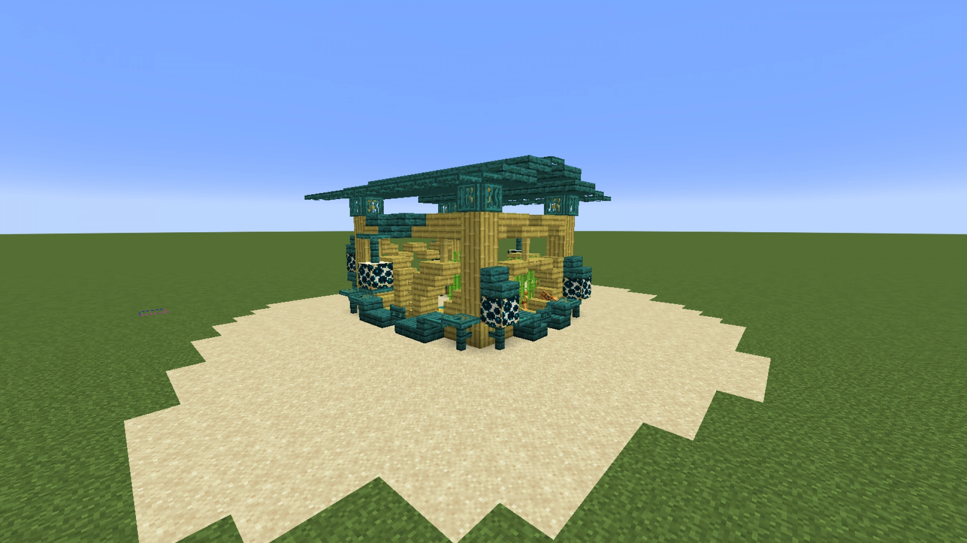 Minecraft Schematic Camel Hut - Warped And Bamboo Wood by jacklewisnunn ...