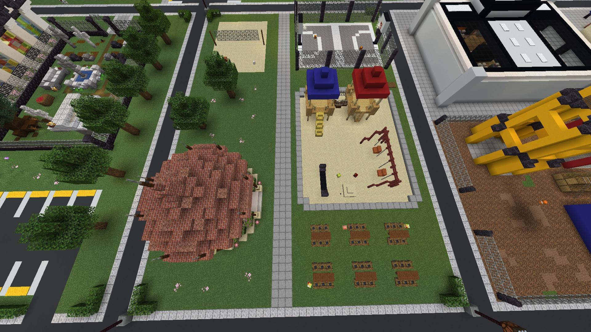 Minecraft Schematic Park by SirSwish123 | abfielder.com