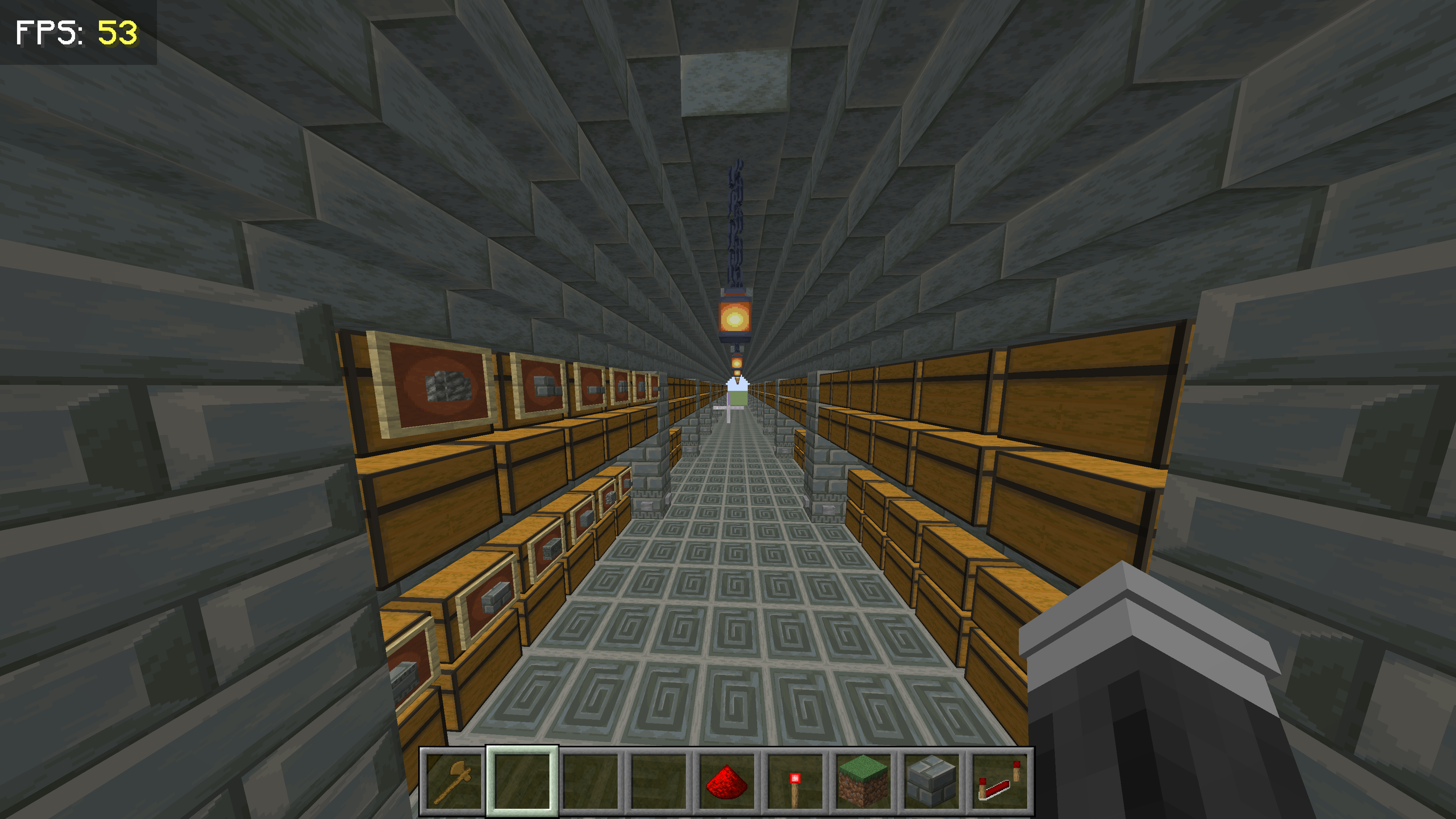 Minecraft Schematic Storage room with secret passageway by konecdat ...