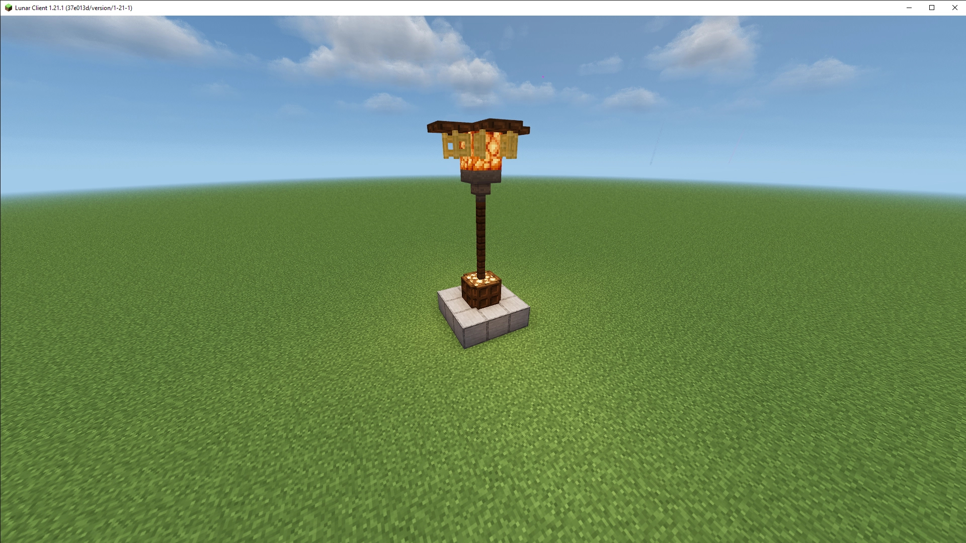 Minecraft Schematic simple street light by Unknown | abfielder.com