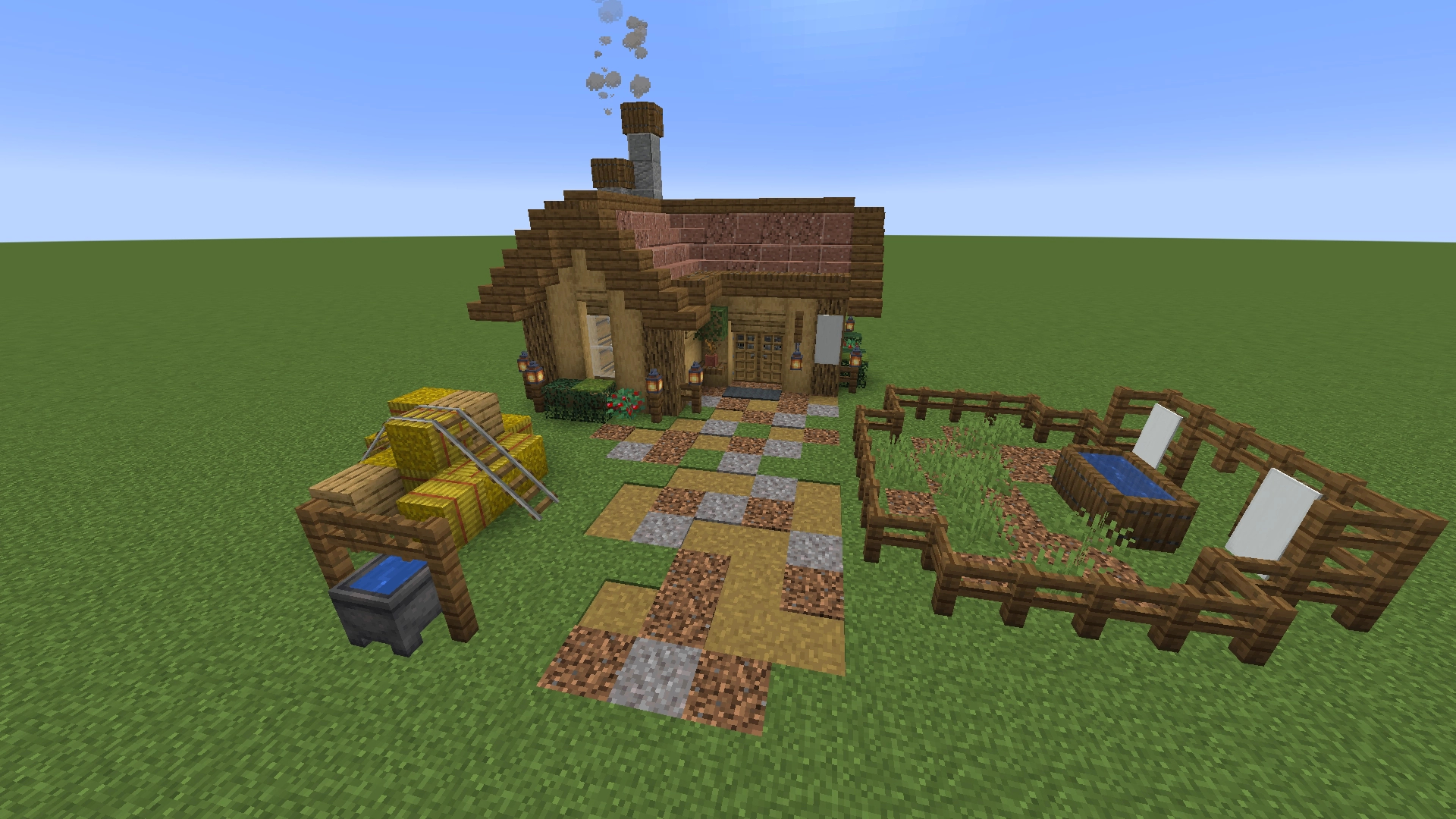 Minecraft Schematic Cozy House (Survival Ready) by duckuson | abfielder.com
