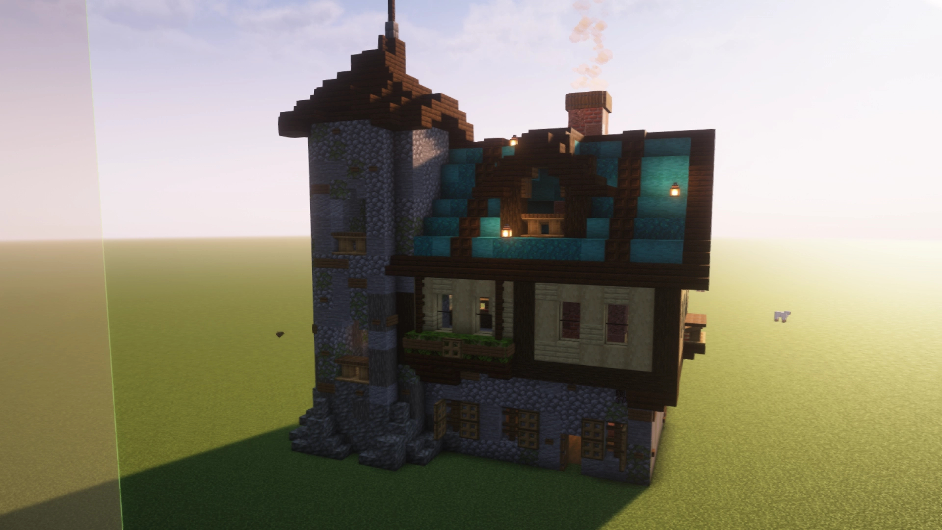 Minecraft Schematic Warped Medieval House by SimonTheNotSoGoodBuilder ...