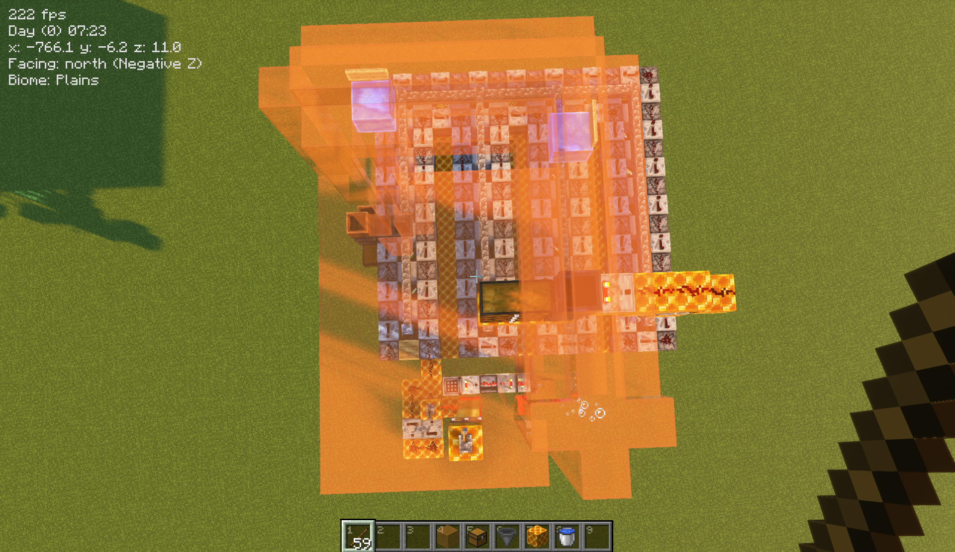 Minecraft Schematic Automatic Honey Block Farm w/ Bottle Recycler - 64 ...