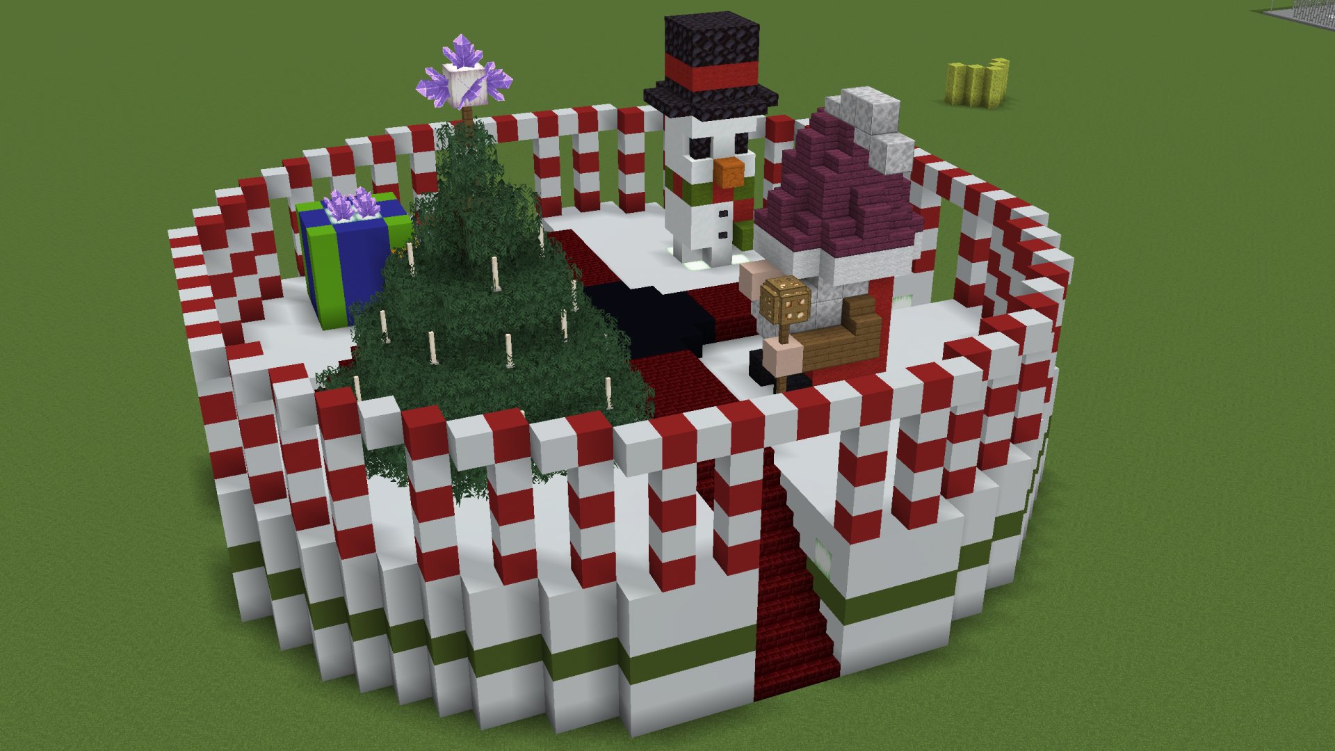Minecraft Schematic Christmas Platform by abfielder | abfielder.com
