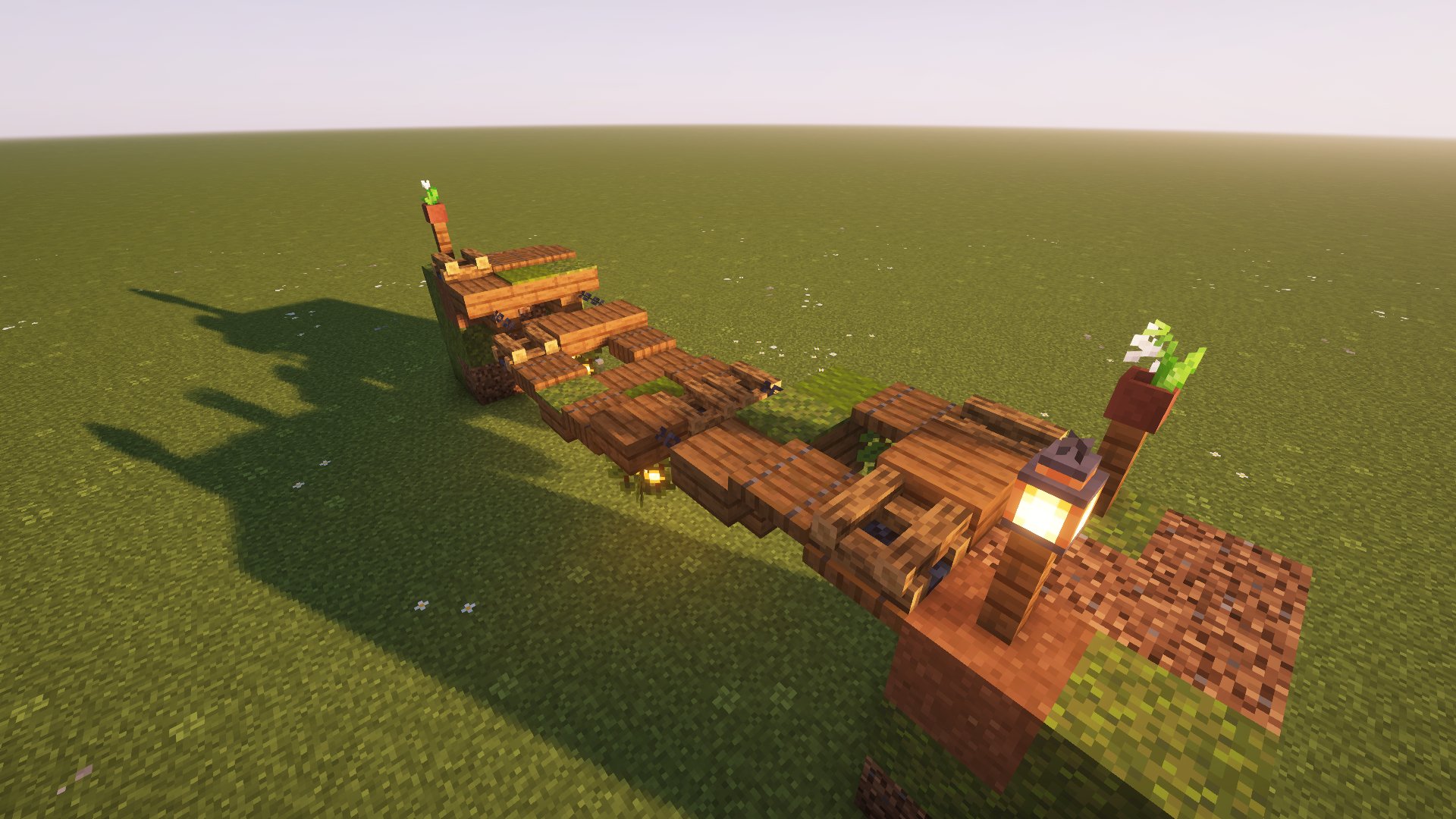 Minecraft Schematic Moss Overgrown Bridge by Mori | abfielder.com