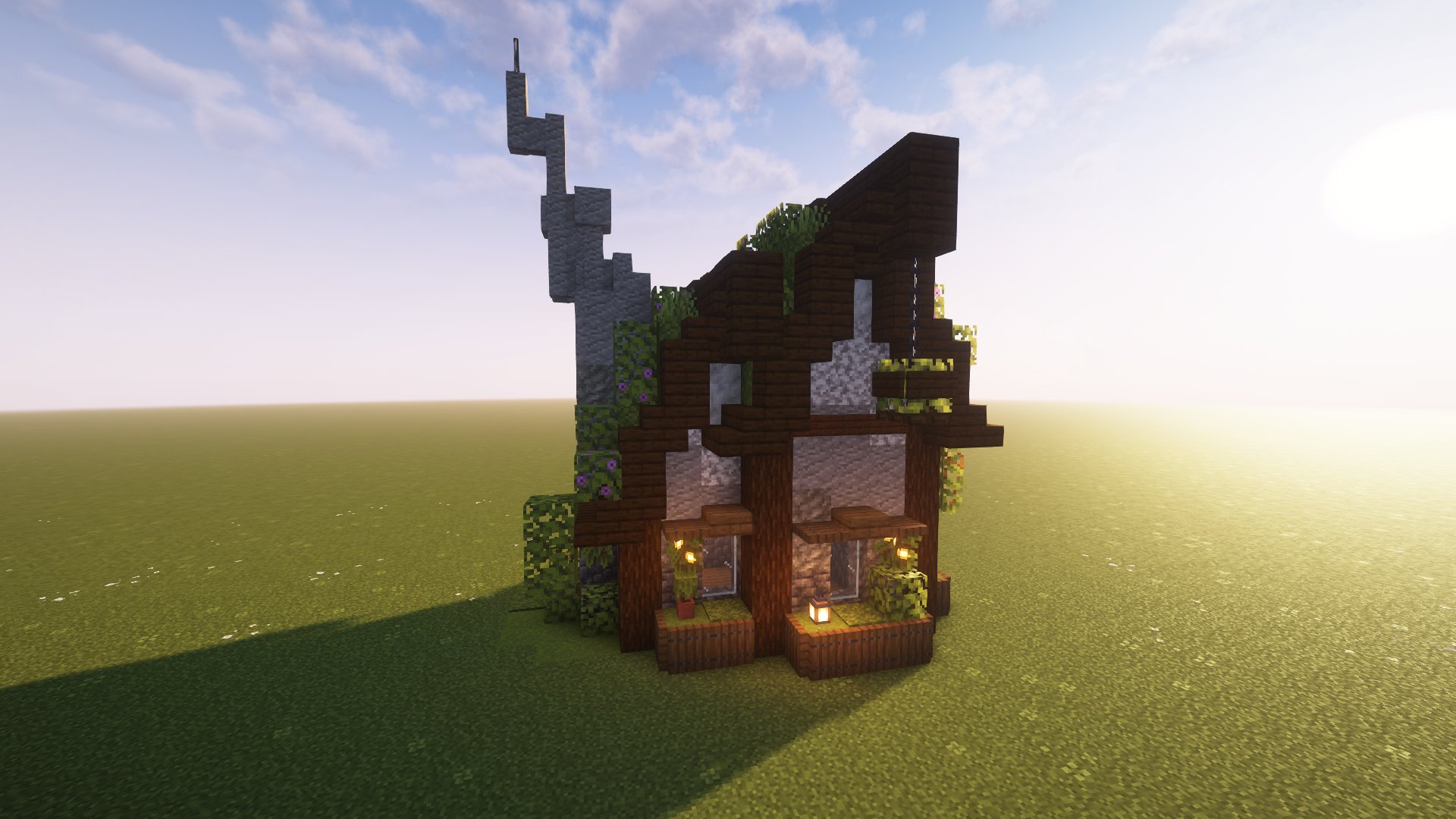 Minecraft Schematic Moss Simple Hut by Mori | abfielder.com