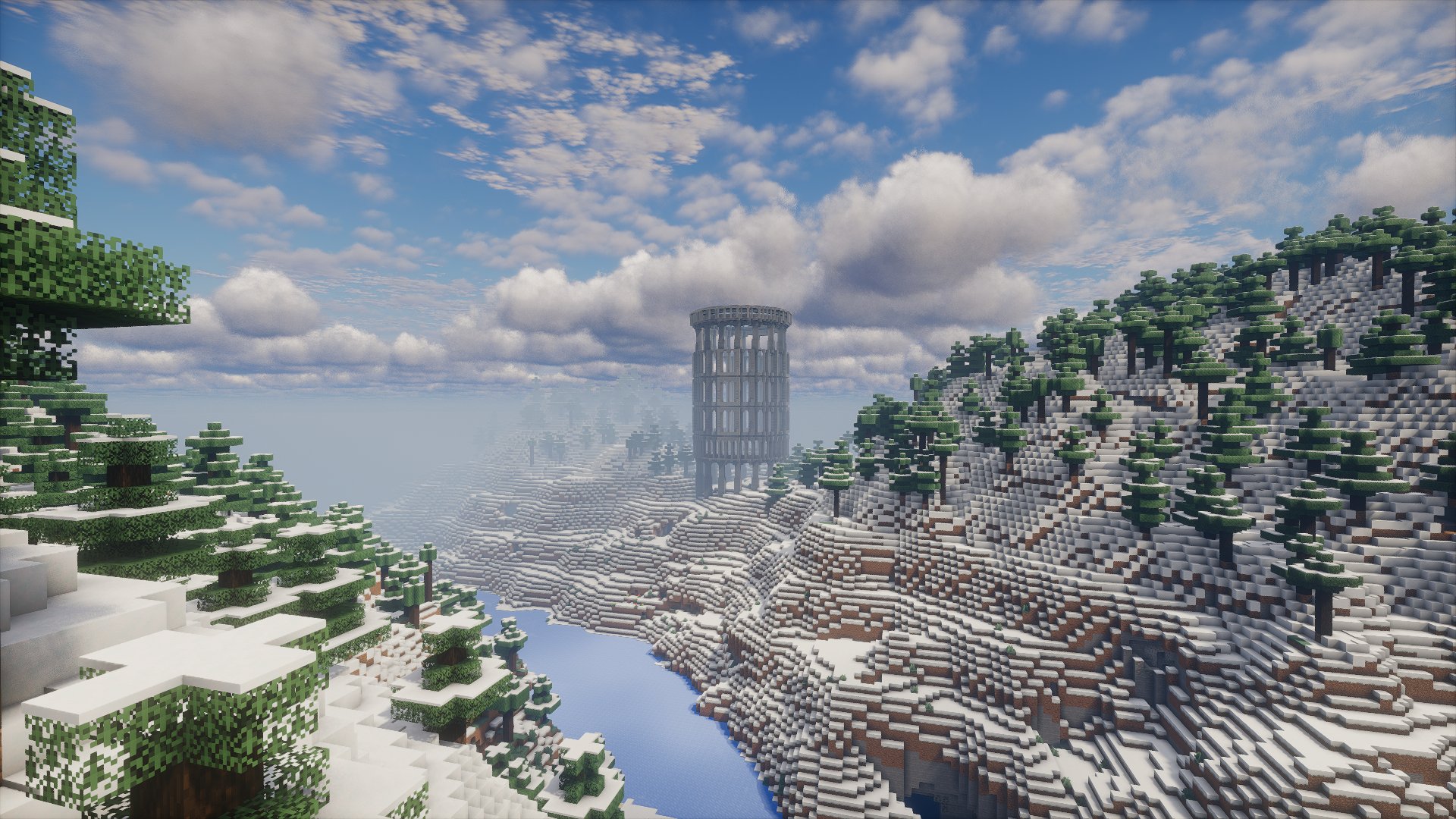 Minecraft Schematic Stone Pillar Tower by Raaamseeel | abfielder.com