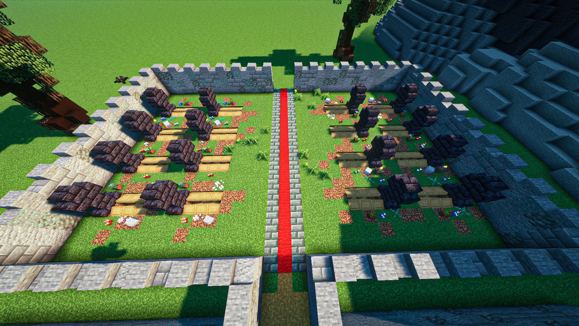 Minecraft Schematic Dark Mountain + Church & Graveyard – Custom Terrain ...