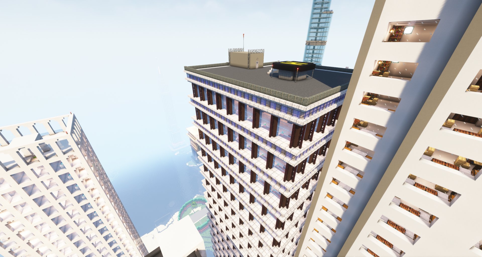 Minecraft Schematic Office Building //modern by PandasBuildings/Farms ...