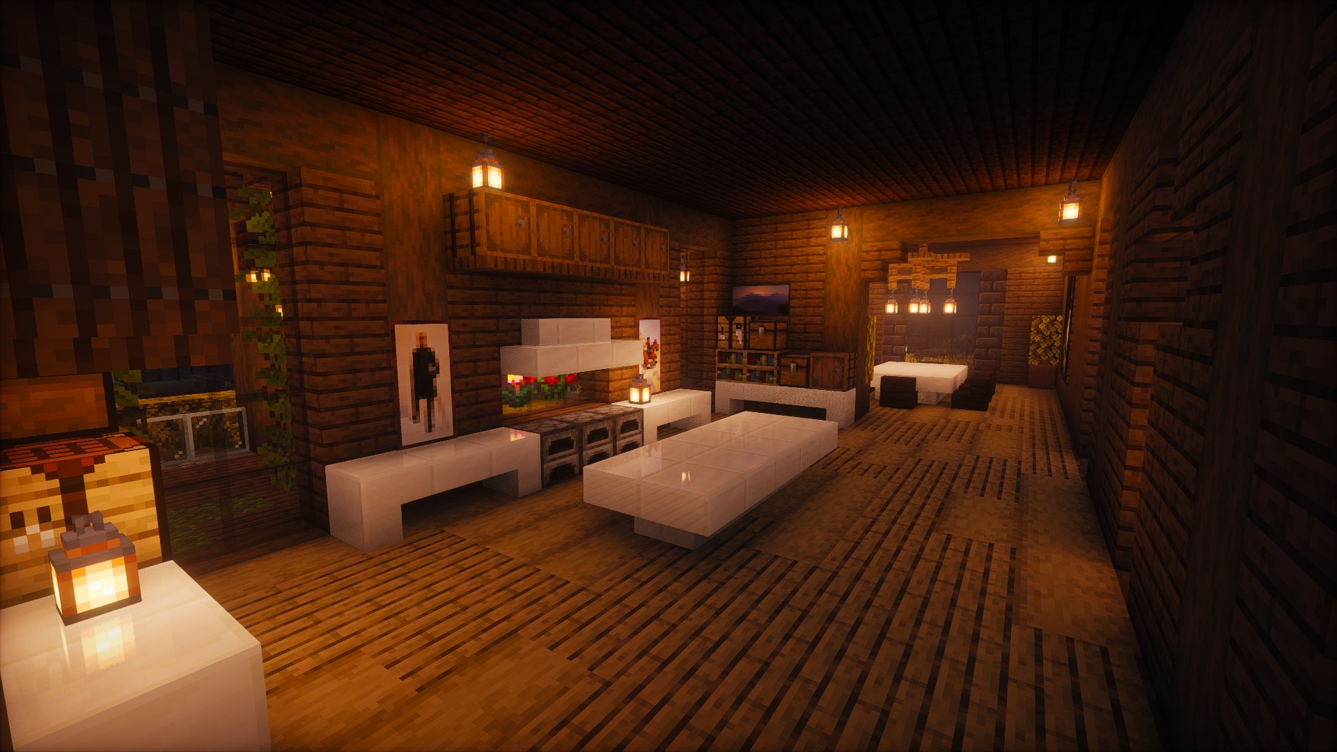 Minecraft Schematic Cozy Cabin Mansion by oxyv3x | abfielder.com