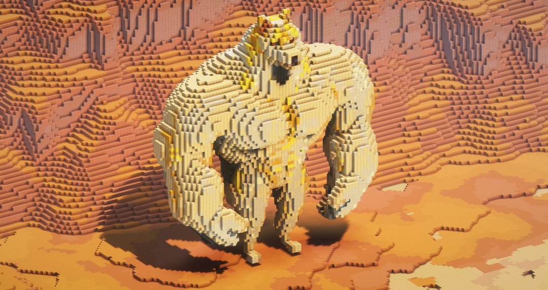 Minecraft Schematic Doge by LeonisBuilds | abfielder.com