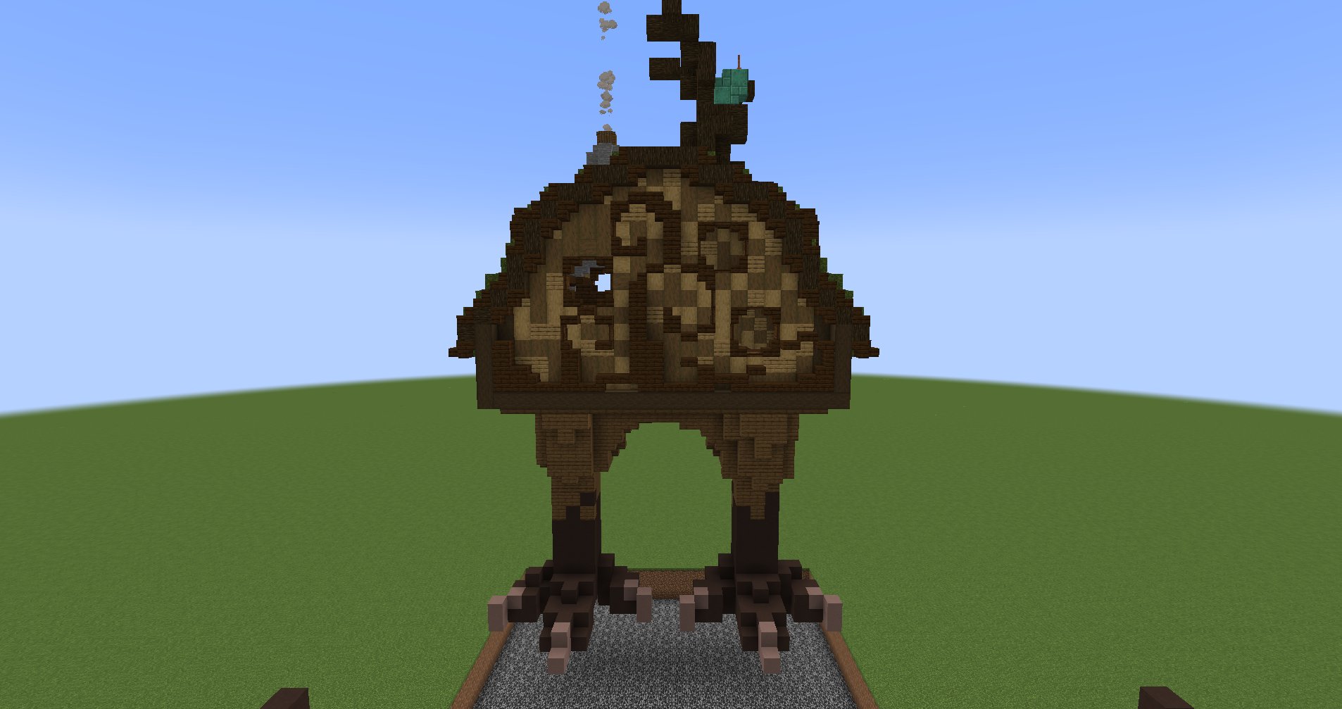 Minecraft Schematic BabaYaga Hut by Unknown | abfielder.com