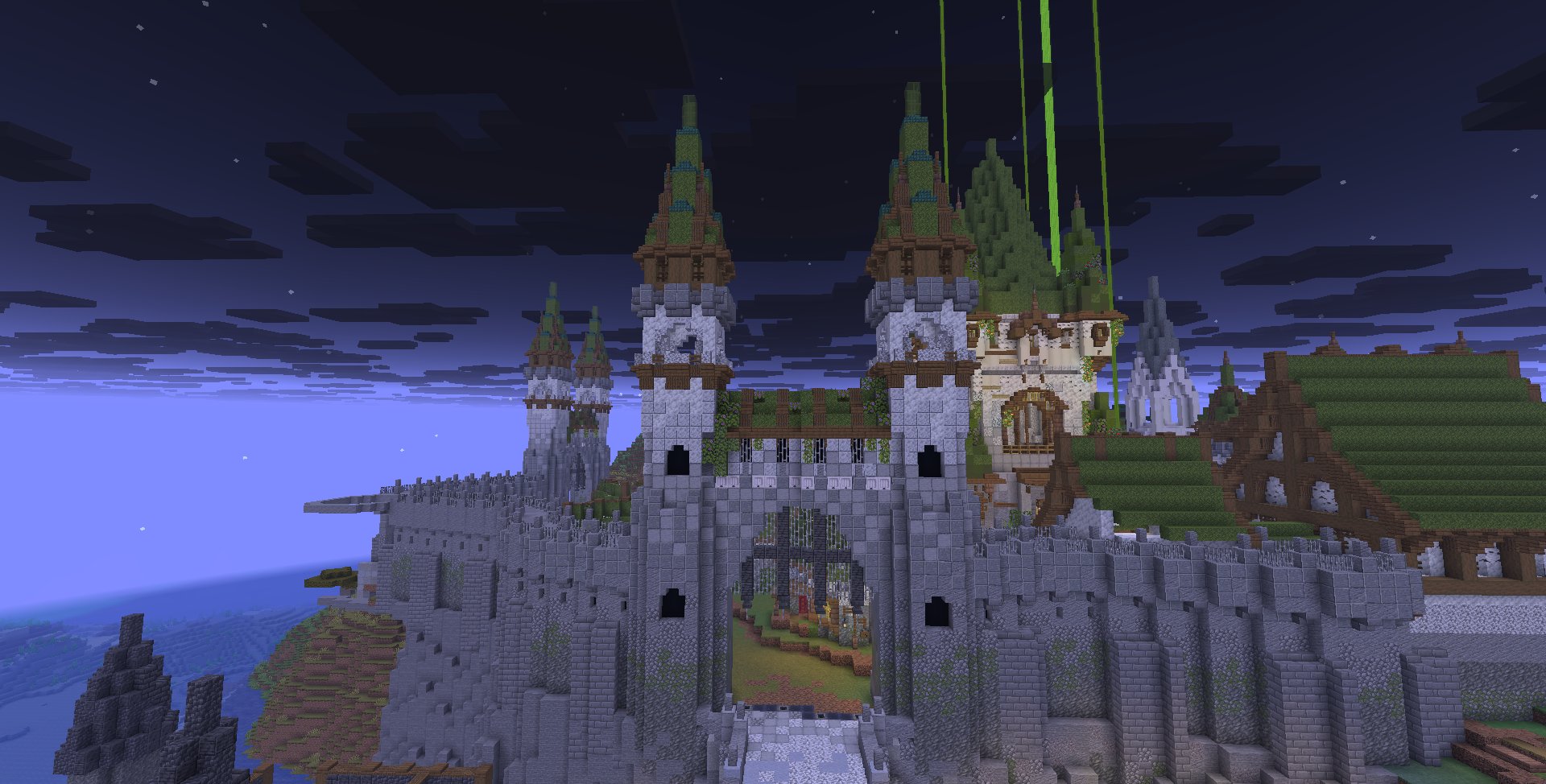 Minecraft Schematic Fantasy Gate Towers by Unknown | Downloaded from ...