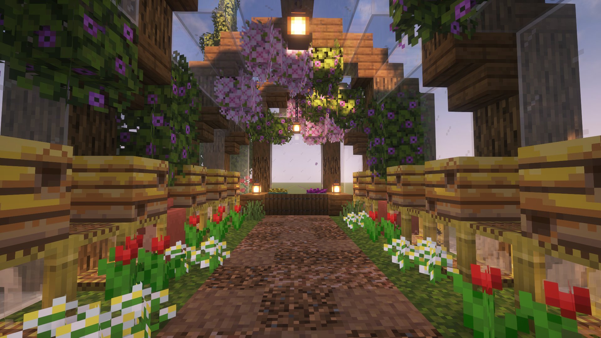Minecraft Schematic Cozy Cabin with Bee Greenhouse by Skycraft ...