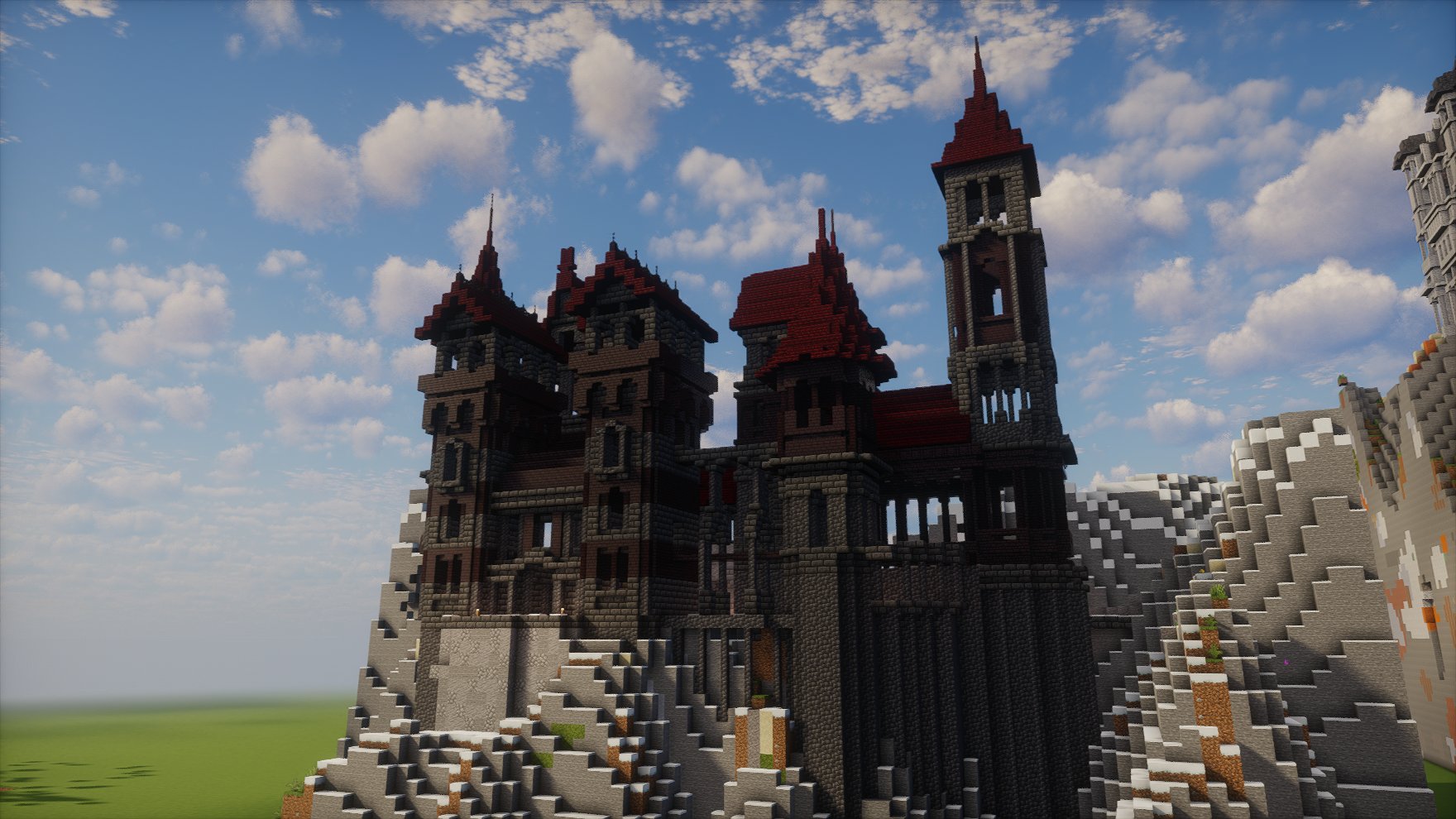 Minecraft Schematic Dark Fantasy Castle by Raaamseeel | abfielder.com