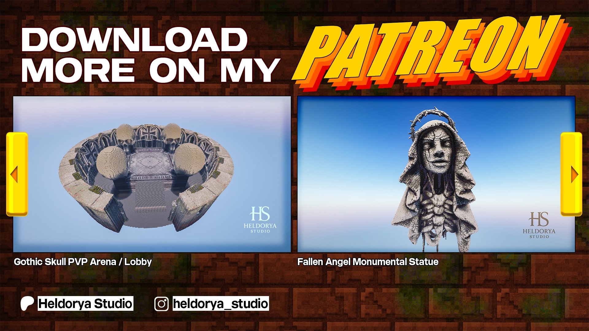 Minecraft Schematic Monster Girl Statue - Free Schematic by Heldorya ...