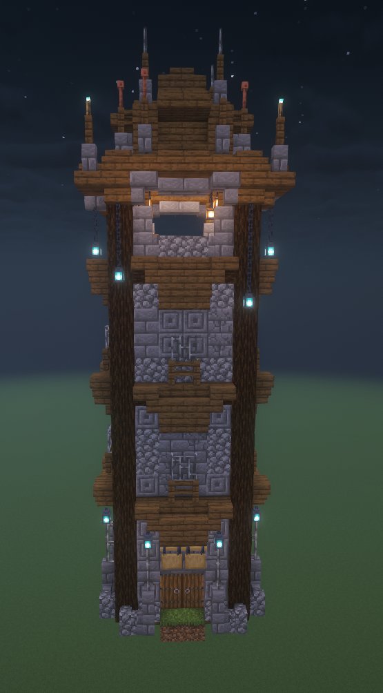 Minecraft Schematic wizard' house by godplayer0041 | Downloaded from ...