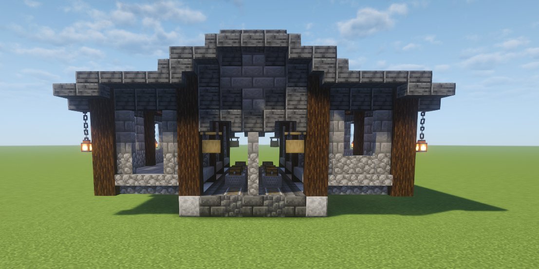Minecraft Schematic train station by godplayer0041 | abfielder.com