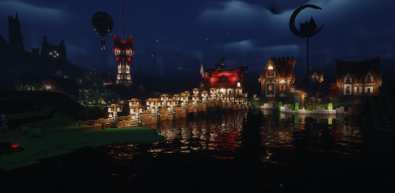 Minecraft Schematic Big Sprouce Bridge by Superlolprofi | abfielder.com