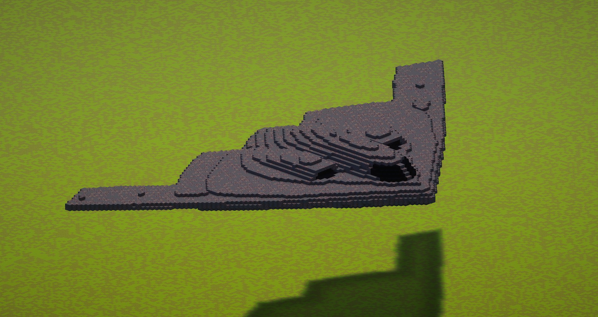 Minecraft Schematic or World Download B-2 Spirit by SpicyT | abfielder.com