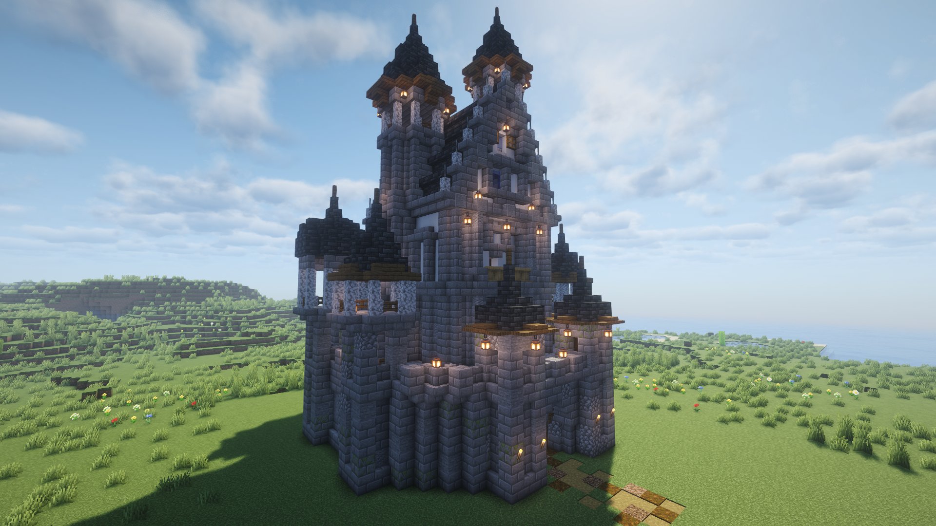Minecraft Schematic Medieval Castle by BigAriYT | abfielder.com