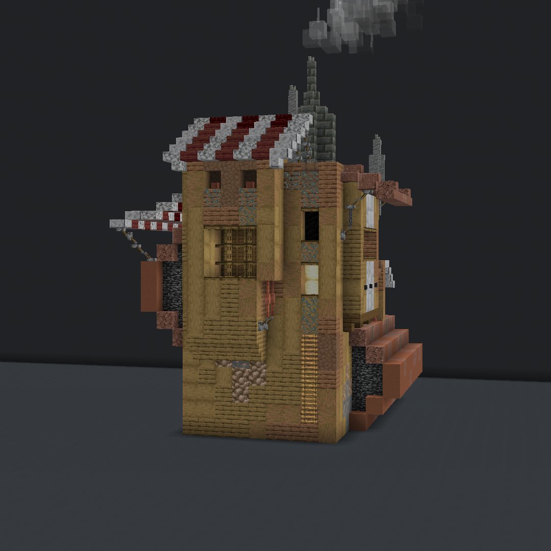 Minecraft Schematic Dystopian desert house by Stasio_Industry ...