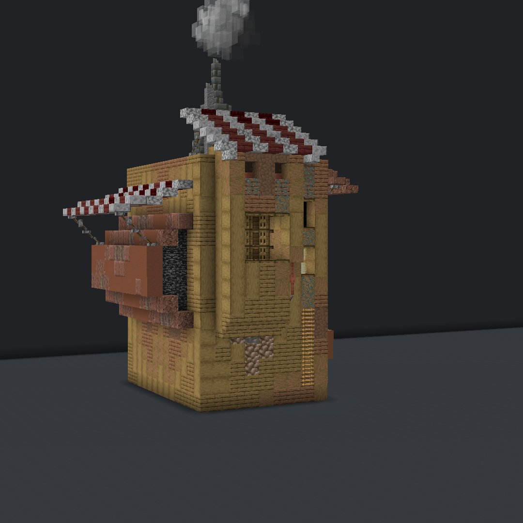 Minecraft Schematic Dystopian desert house by Stasio_Industry ...