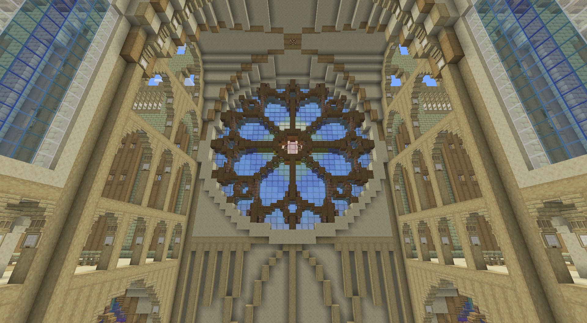 Minecraft Schematic Light Cathedral by Tavinral | abfielder.com