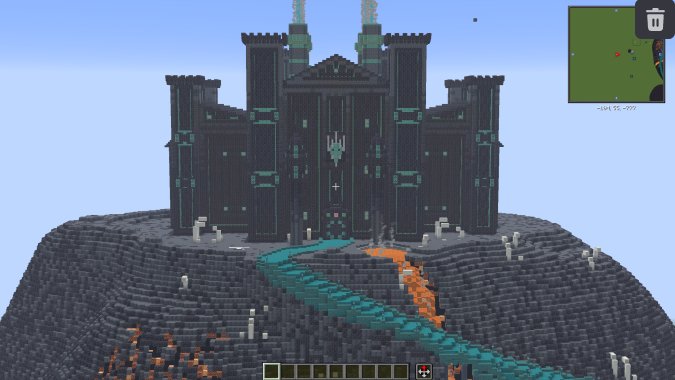 Minecraft Schematic dark fantasy castle by the_velcroYT | Downloaded ...