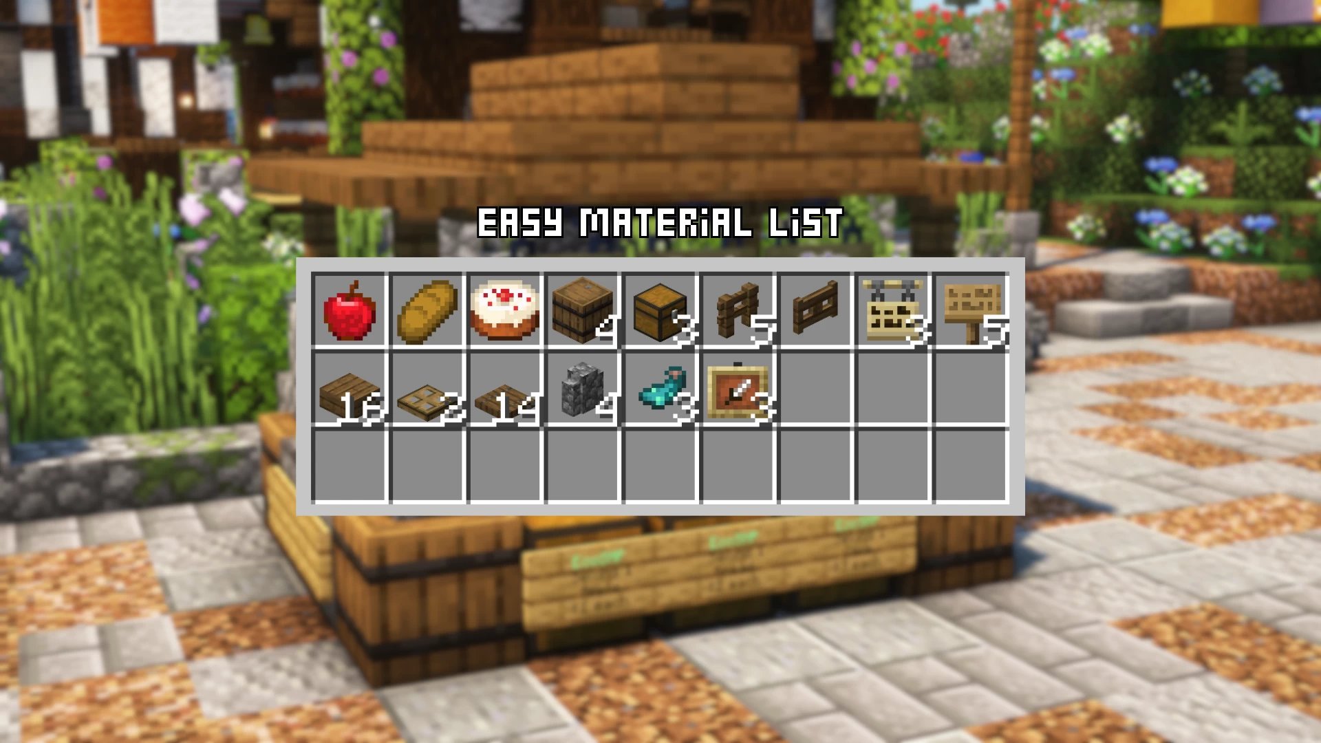 Minecraft Schematic 🍰 Bakery Shop Stand | Download & Tutorial by EcoSMP ...