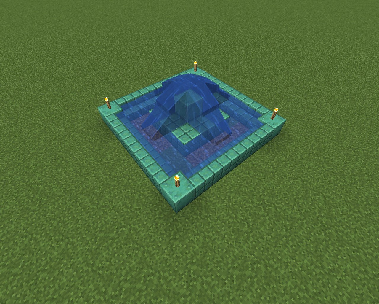 Minecraft Schematic Copper brunnen by Blue demon | abfielder.com