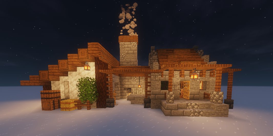 Minecraft Schematic BlackSmith Villager House by GooseGod274 ...