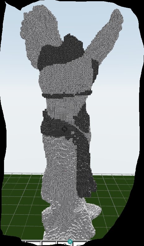 Minecraft Schematic nike statue by Unknown | abfielder.com