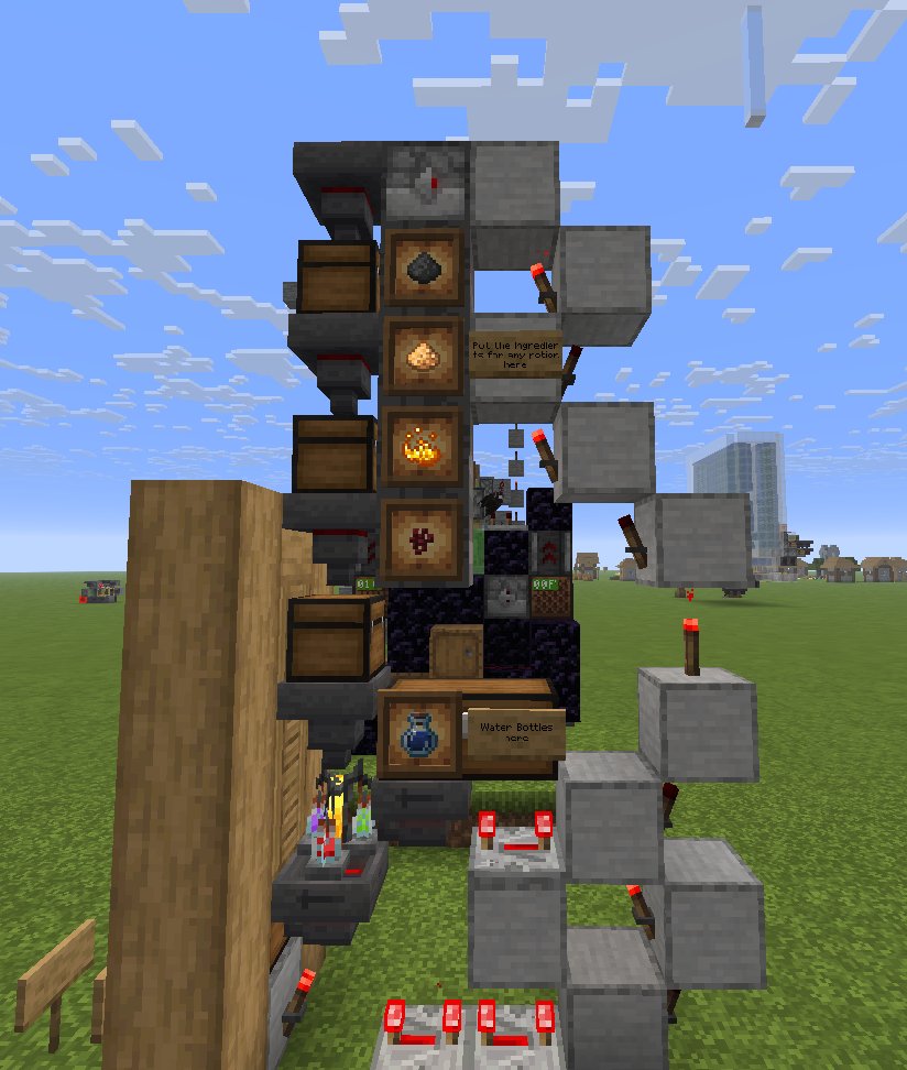 Minecraft Schematic Automatic Brewer by strejceek | abfielder.com
