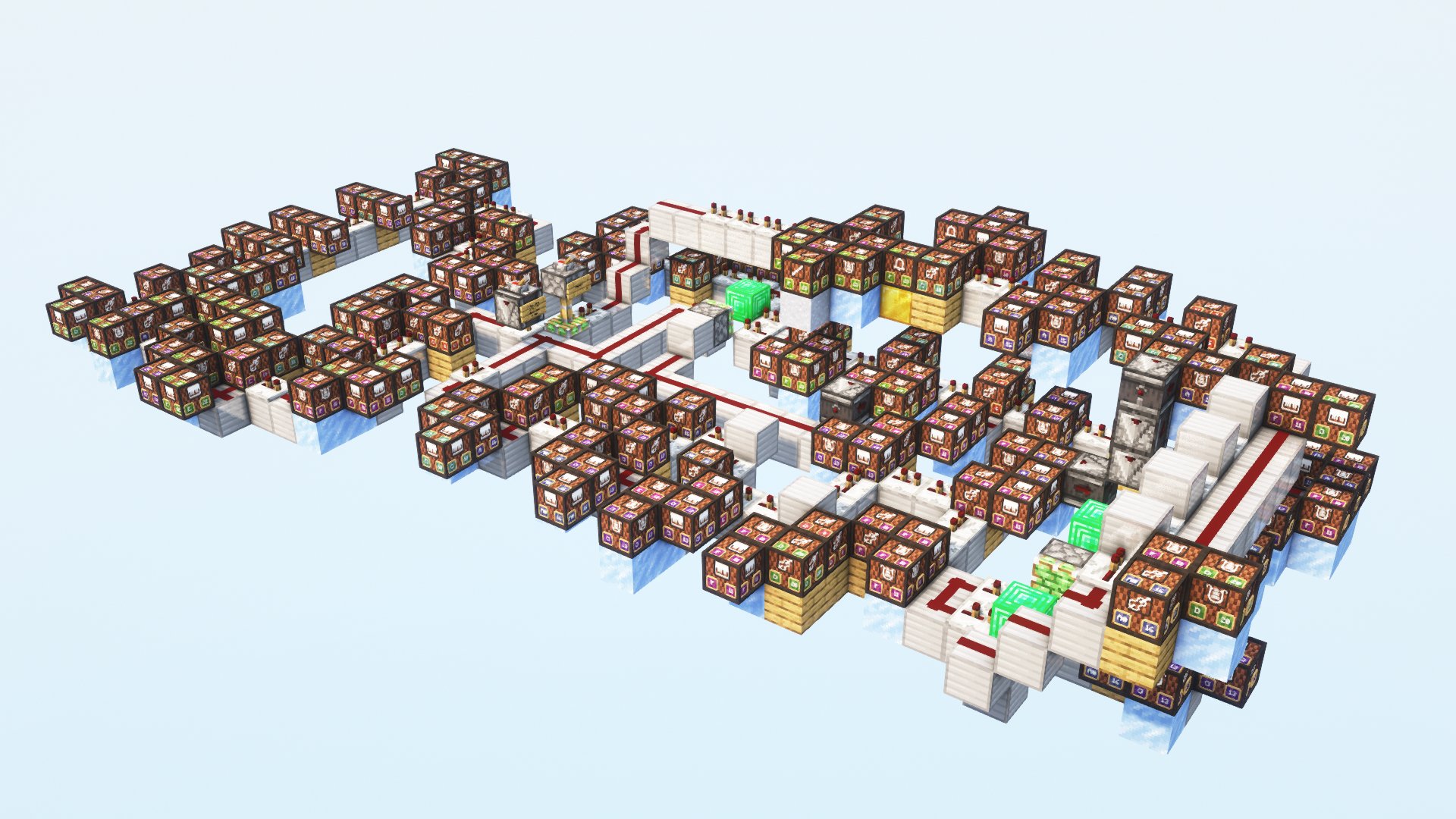 Minecraft Schematic "Deck the Halls" on Note Blocks by boscawinks ...