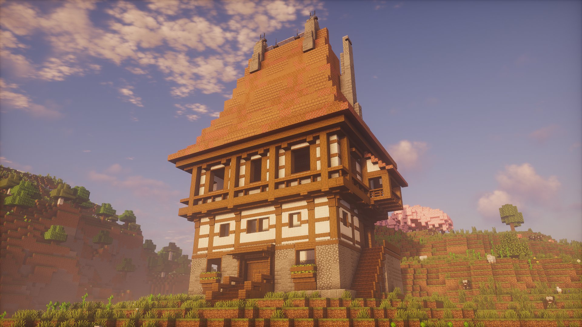Minecraft Schematic Medieval House Exterior by Raaamseeel | abfielder.com