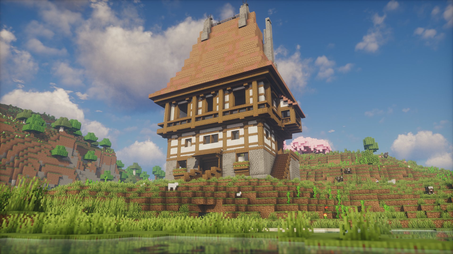 Minecraft Schematic Medieval House Exterior by Raaamseeel | abfielder.com
