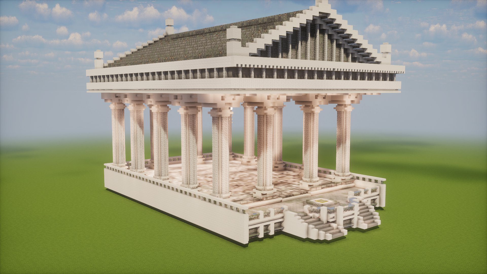 Minecraft Schematic Greco Roman Hall by Raaamseeel | abfielder.com