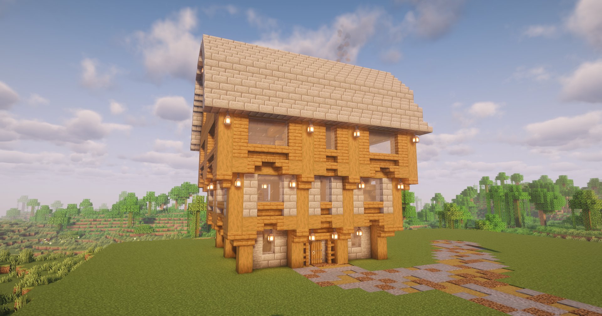 Minecraft Schematic Fancy House by MiniGamerYT | abfielder.com