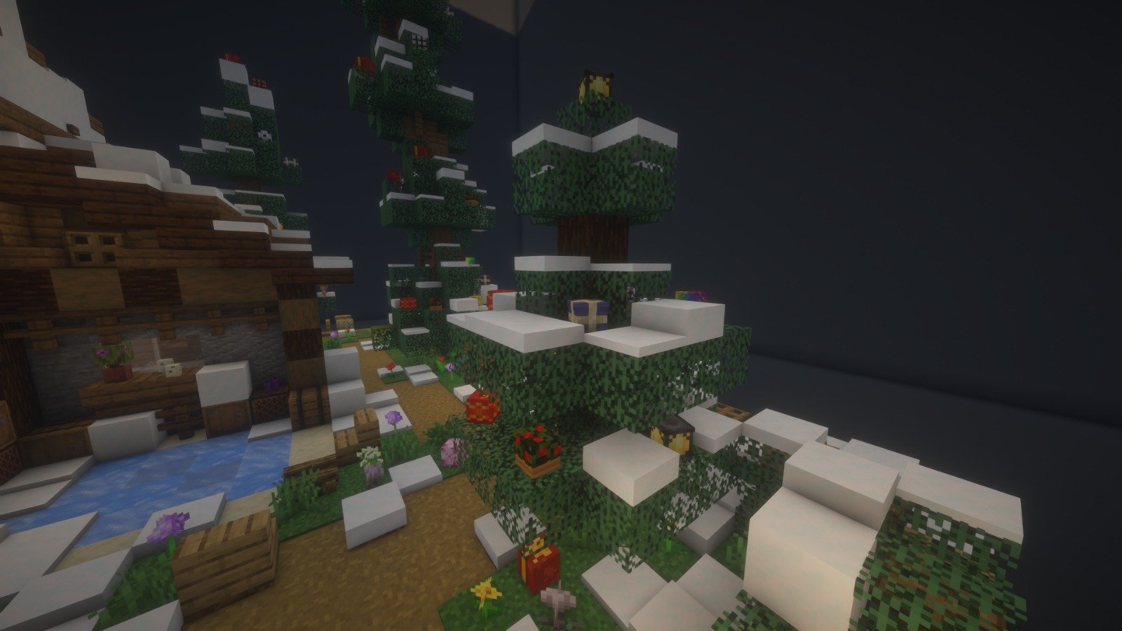 Minecraft Schematic Christmas themed winter cabin (Schematic File) by ...
