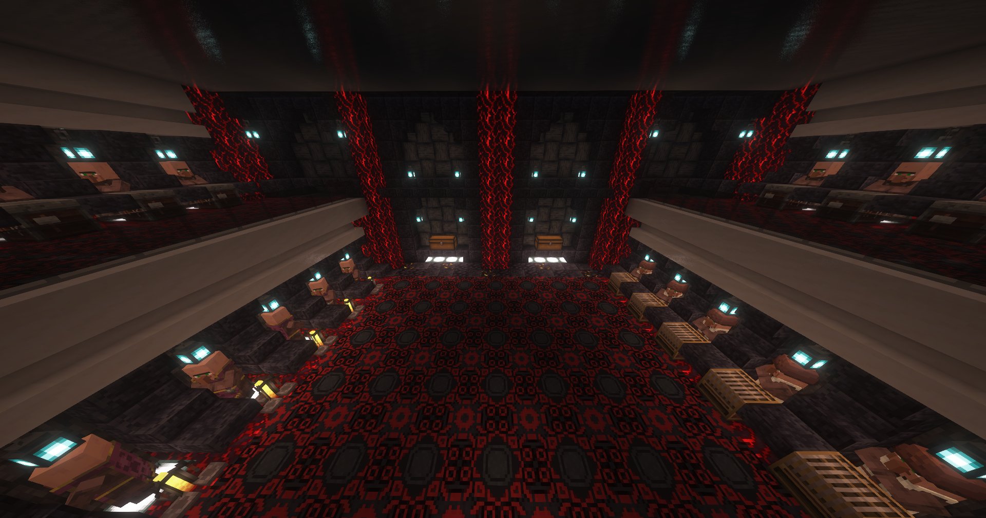 Minecraft Schematic ULTIMATE UNDERGROUND TRADING HALL by A2WA ...