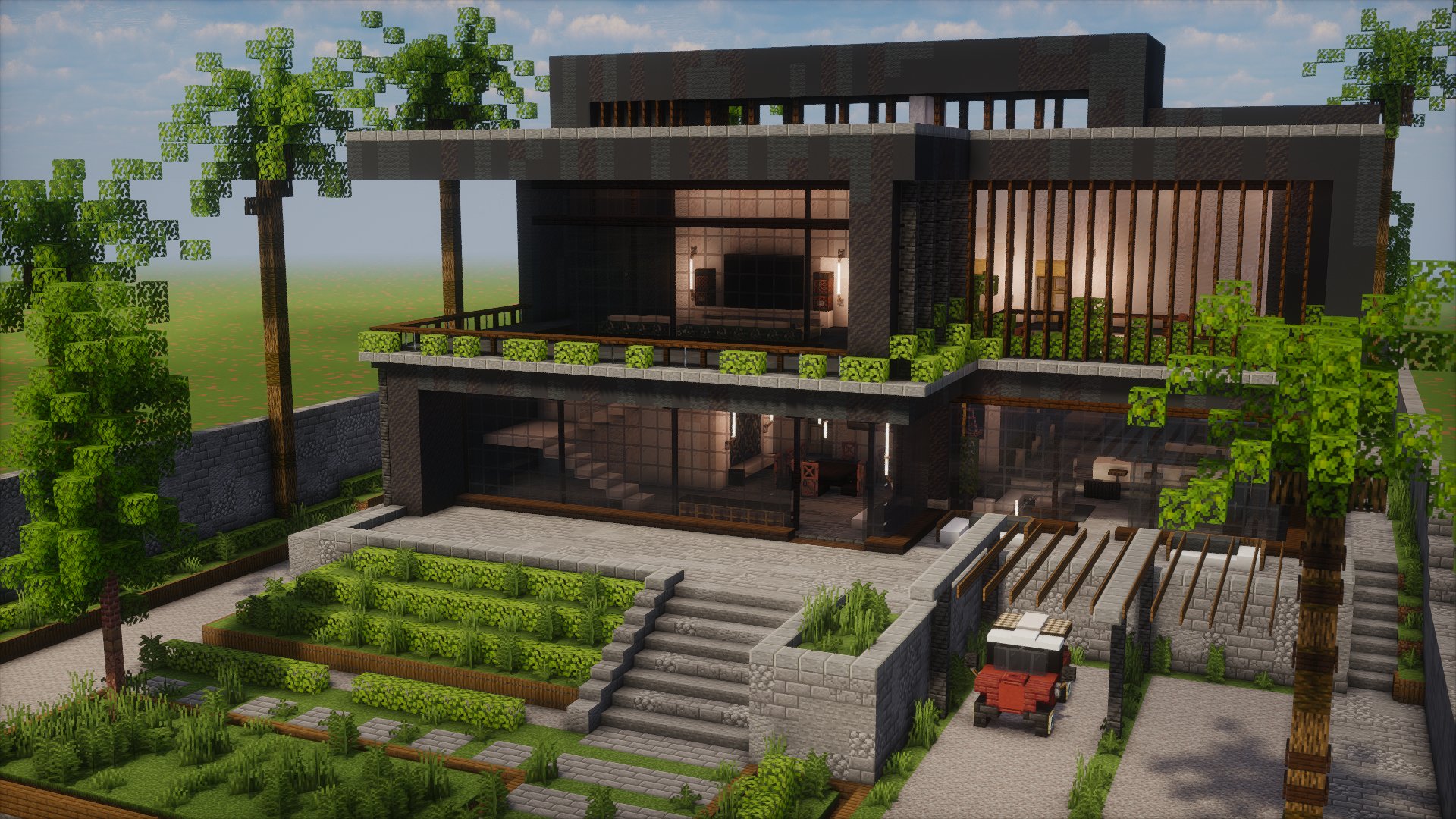 Minecraft Schematic Modern House by Raaamseeel | abfielder.com
