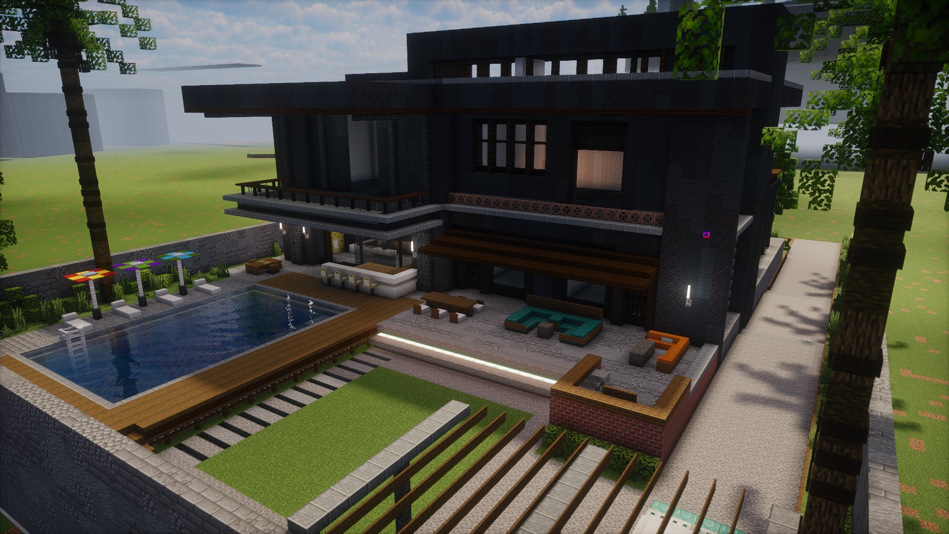 Minecraft Schematic Modern House by Raaamseeel | abfielder.com